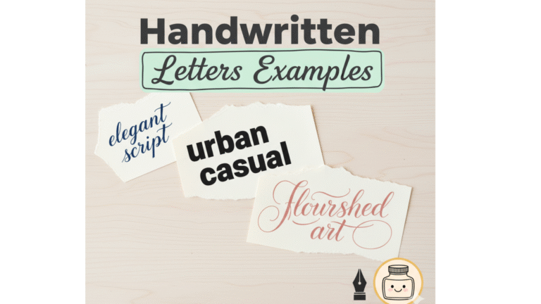 Heartfelt Handwritten Letters Examples to Inspire Your Next Gift - Art ...